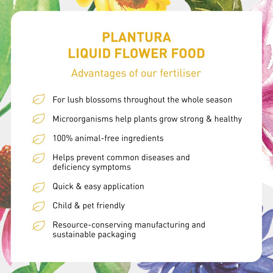Liquid Flower Food - Plantura Shop – Plantura UK