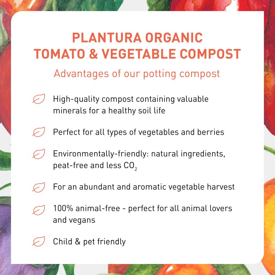 Organic Tomato & Vegetable Compost - Plantura Shop – Plantura UK