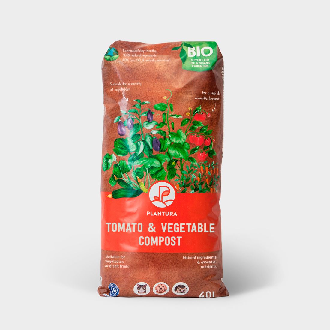 Organic Tomato & Vegetable Compost - Plantura Shop – Plantura UK